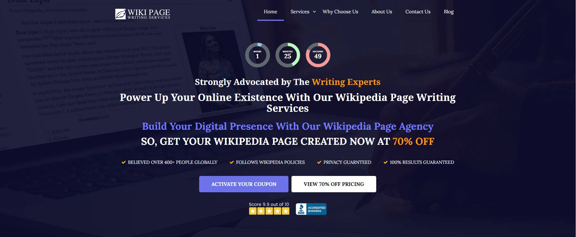Top 10 Wikipedia Page Creation Services 2023 » Ruberli