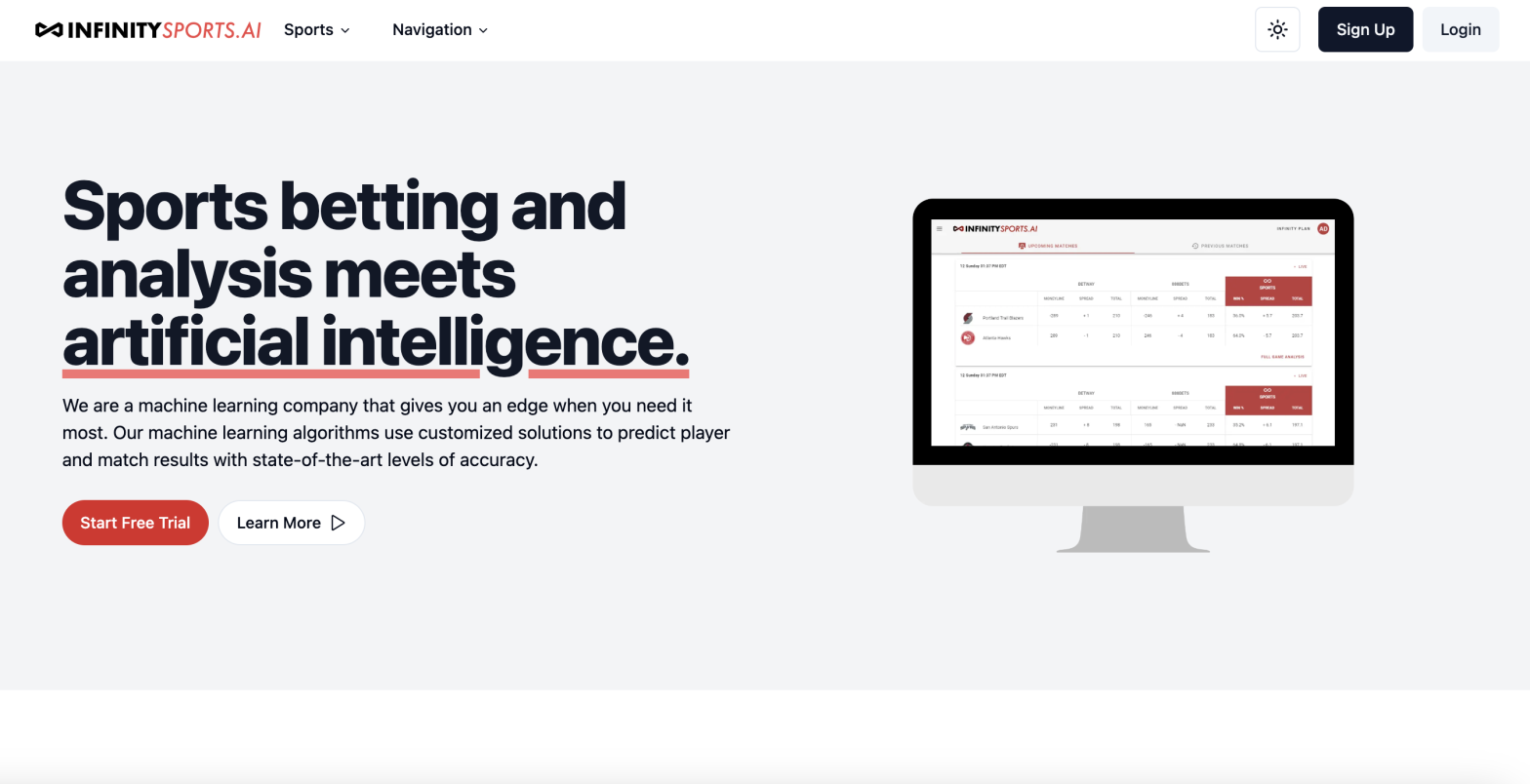 The Best AI Sports Betting Prediction Sites in 2024 Compared