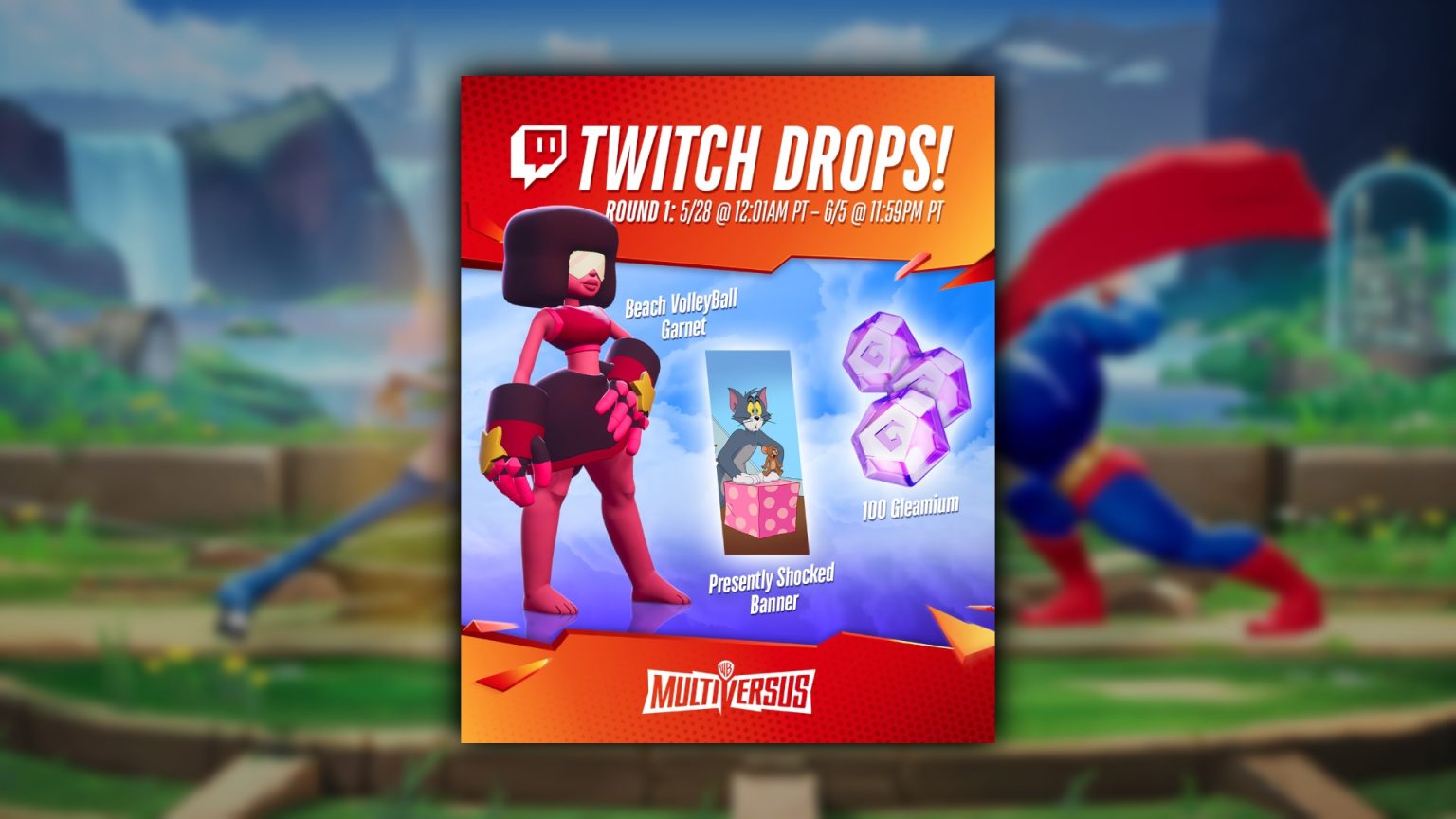 MultiVersus Twitch Drops explained: How to get, available rewards, and more