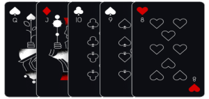 Straight Poker Hand Ranking Probability and Playing Strategy