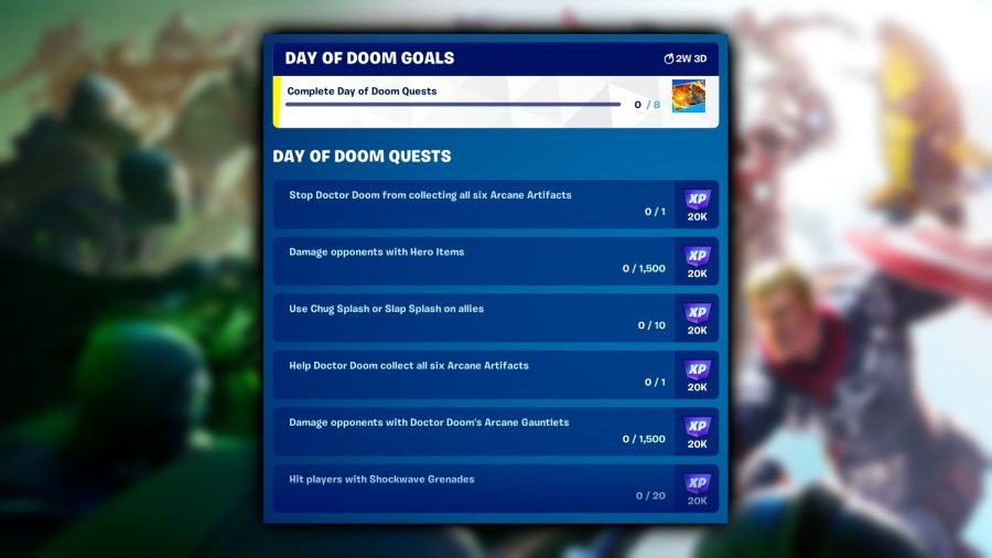Fortnite Day of Doom LTM Quests and rewards explained » Ruberli