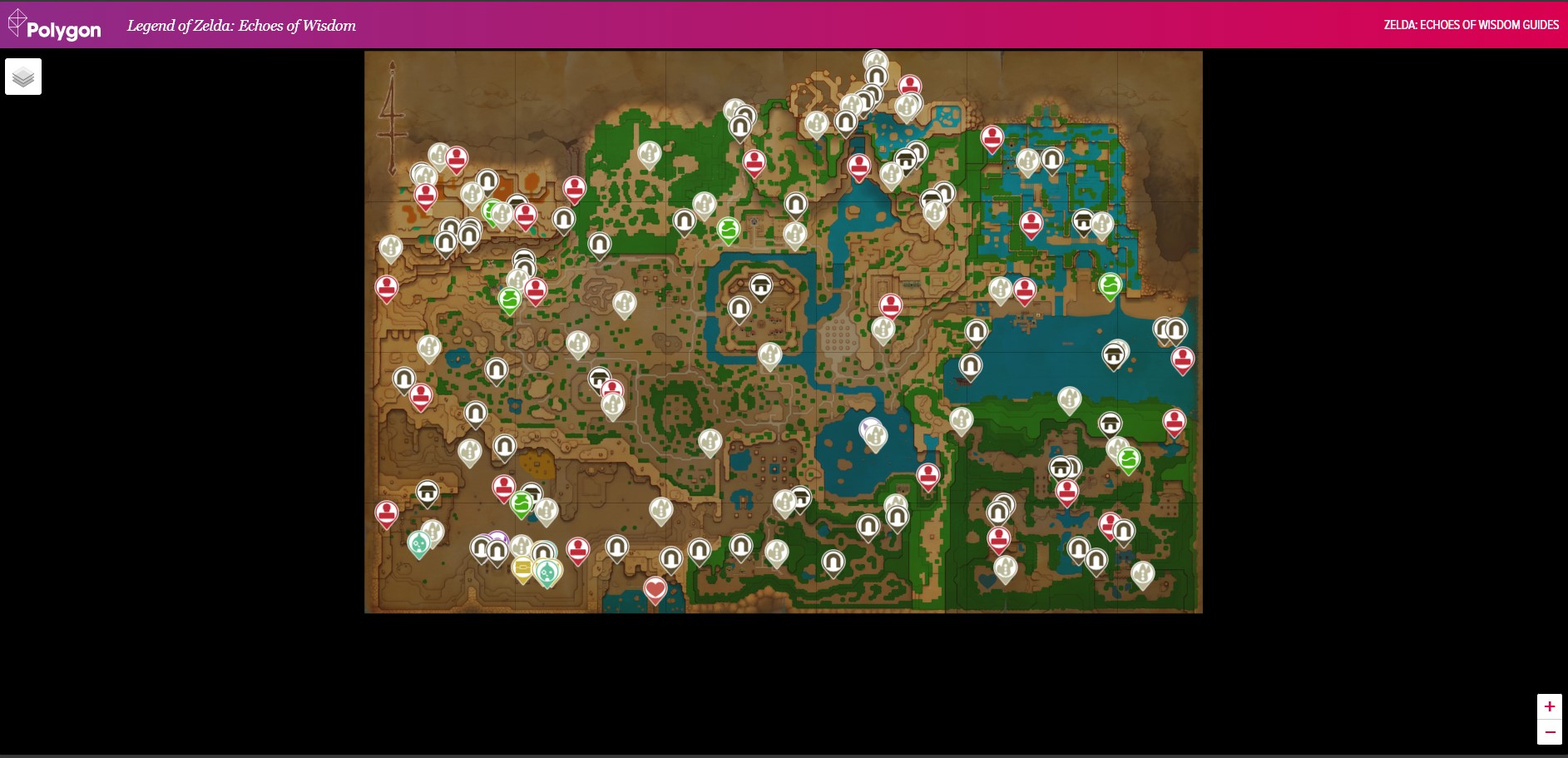 The Legend of Zelda: Echoes of Wisdom Interactive Maps – the best way ...