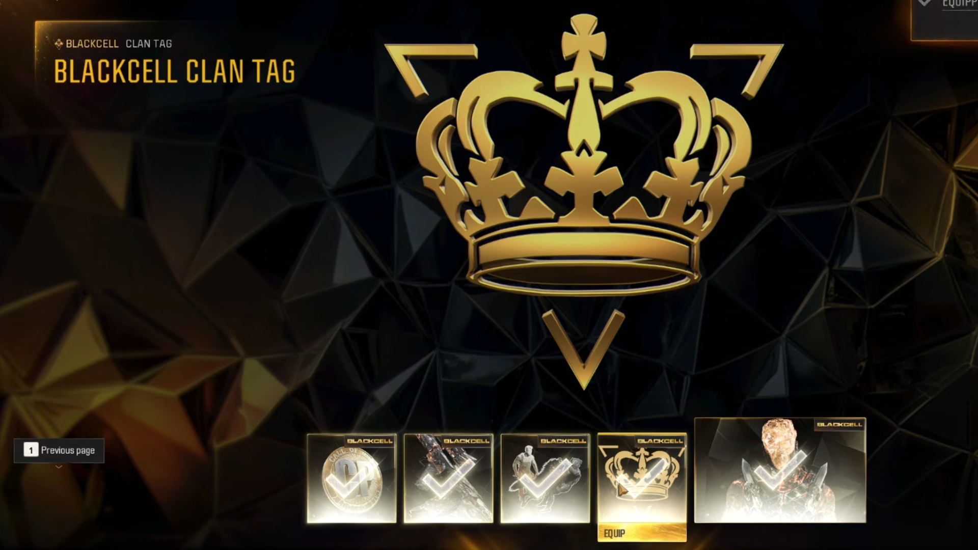 Black Ops 6 BlackCell Crown Clan Tag: How to get and equip » Ruberli