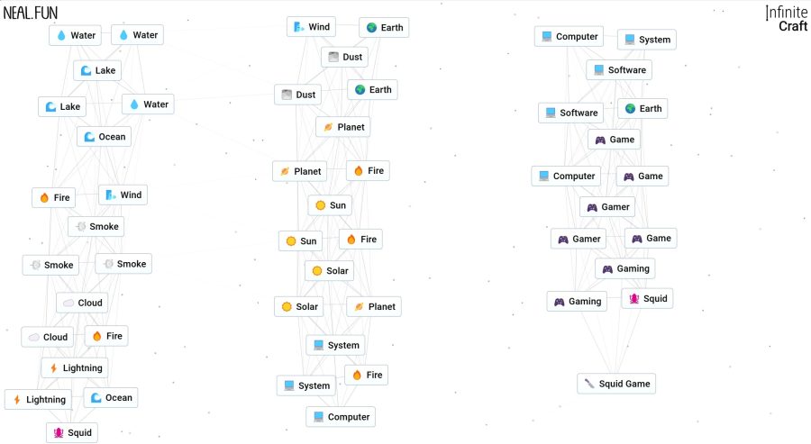How to make Squid Game in Infinite Craft » Ruberli